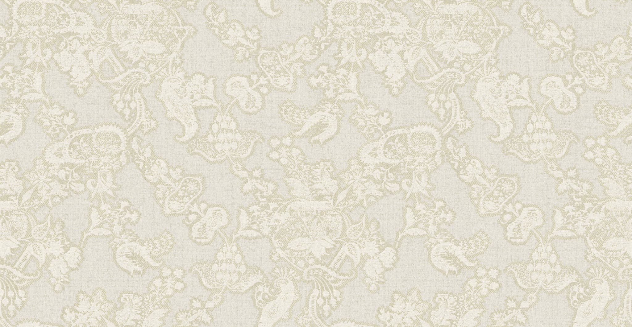 Margaret's bouquet. Floral brocade in silk. Rubelli