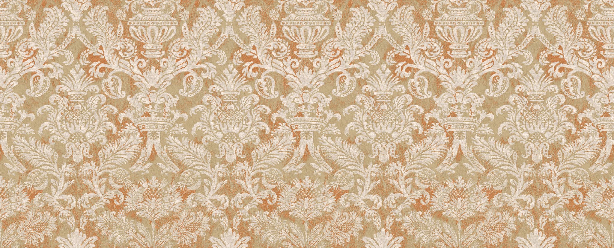 Damasco gypsum. Reversible silk damask. Rubelli