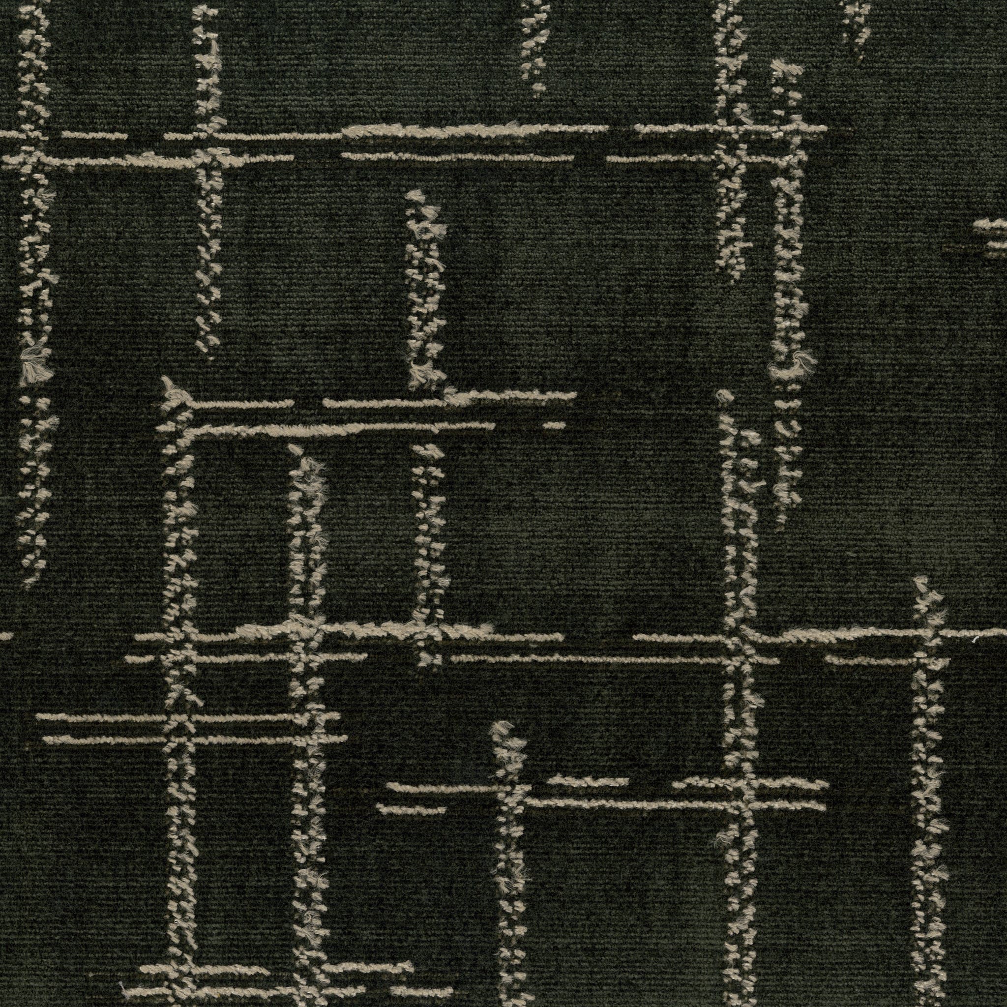 Scratch. A Japanese-inspired velvet with eyelashes. Rubelli