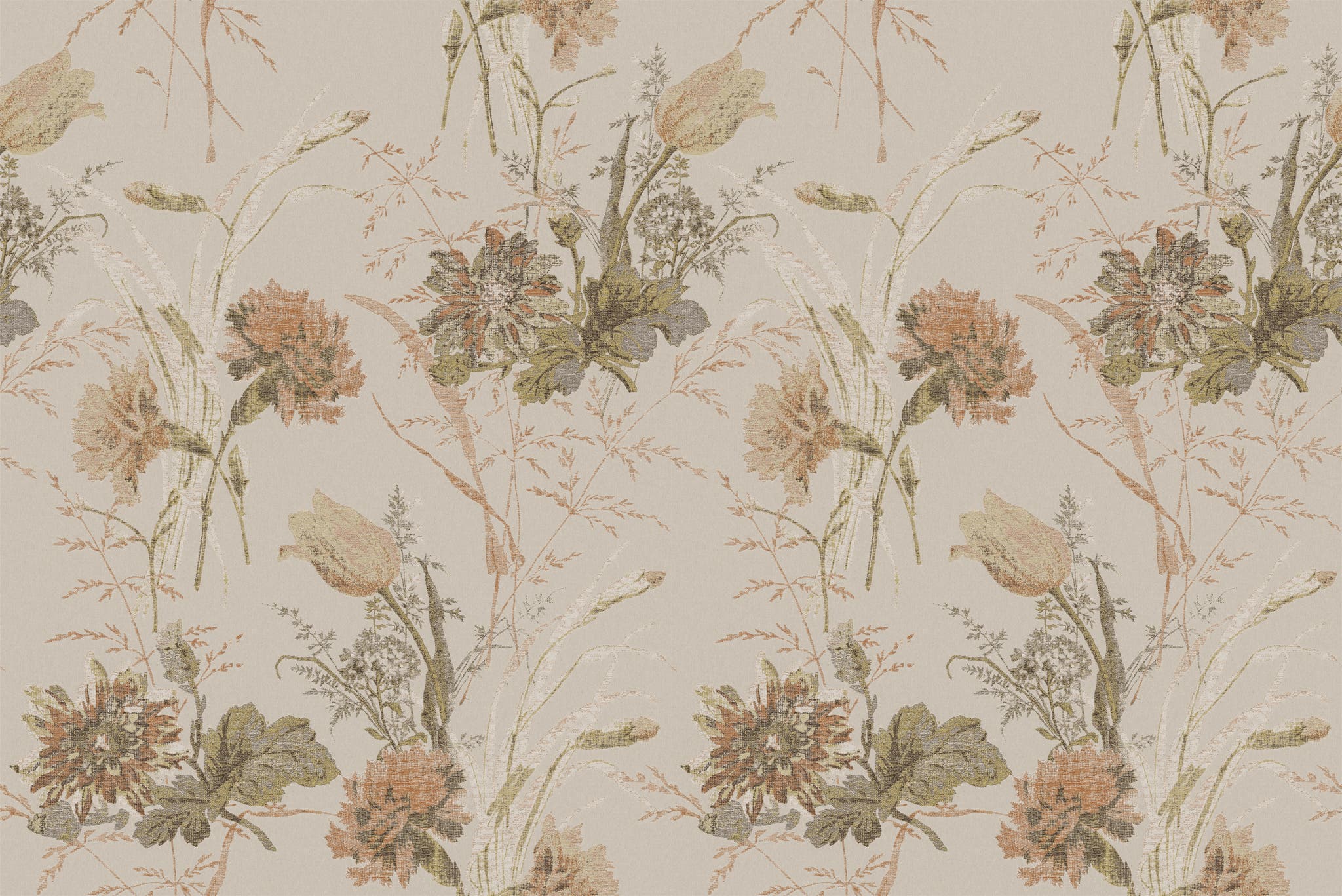 Emily. Lampas on a silk satin ground. Rubelli